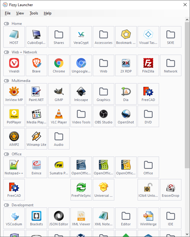 Software: Fizzy Launcher - Hi, I'm Ray