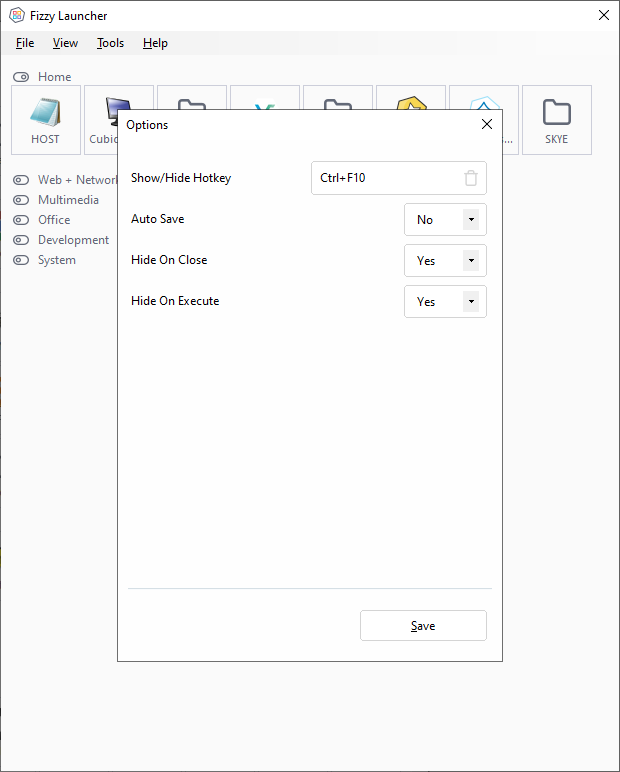 Software: Fizzy Launcher - Hi, I'm Ray